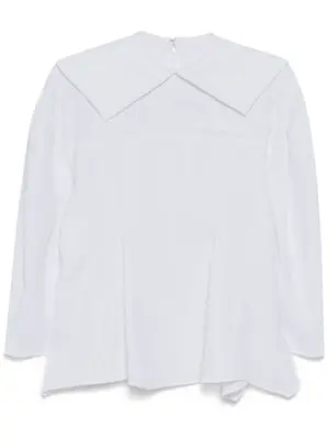 ENFOLD Sewing Detail Blouse