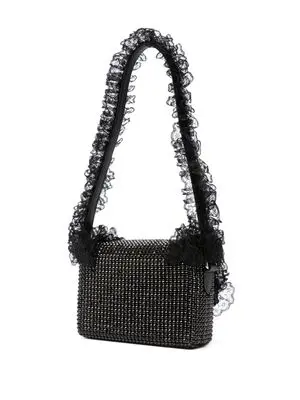 SELF-PORTRAIT Crystal-embellished Shoulder Bag