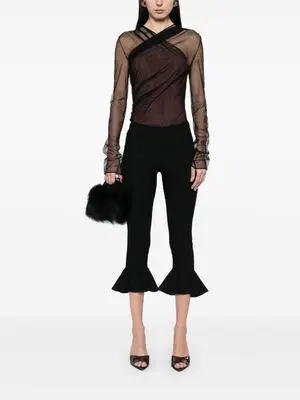 NENSI DOJAKA Cropped Flared Trousers