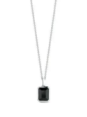 Mateo Emerald-cut Onyx Sterling Necklace