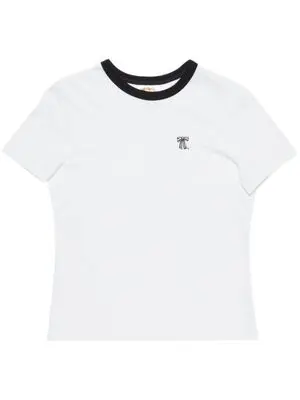 Acne Studios Bow-print T-shirt - White