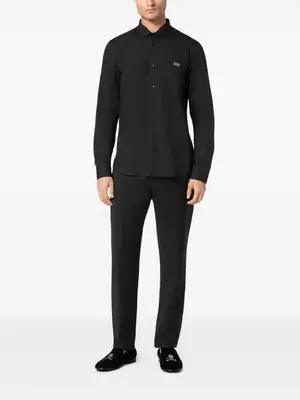 Philipp Plein Strass-skull Long-sleeve Shirt