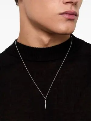 Mateo Sterling Screw Pendant Necklace