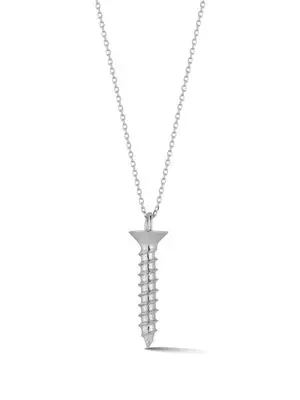 Mateo Sterling Screw Pendant Necklace