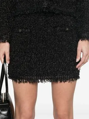 Gucci Lamé Mini Skirt