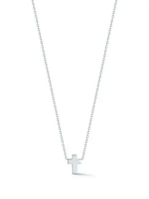 Mateo Sterling Cross Pendant Necklace