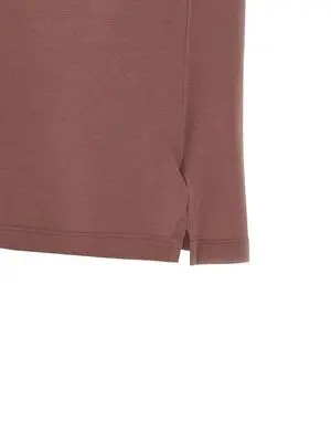 ZANONE Cotton Polo Shirt - Brown