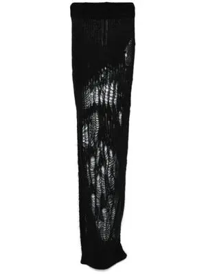 Rick Owens Spider Ziggy Maxi Skirt - Black
