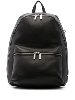Rick Owens Leather Backpack - Black