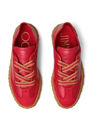 JIMMY CHOO Diamond Light Flex Sneakers - Red