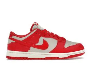 Nike Dunk Low Red Roses Sneakers - Coconut Milk/university Red/pale Ivory