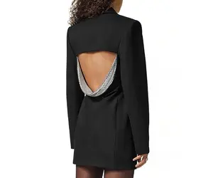 Versace Open Back Double Breasted Jacket