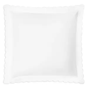 MATOUK Dakota Percale Euro Sham - White