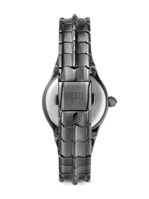 DIESEL® Three-hand Gunmetal Stainless Steel Watch