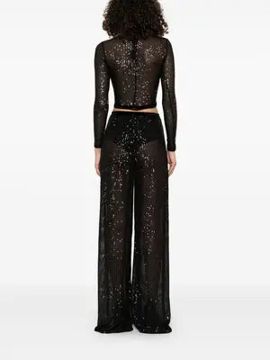 ATU BODY COUTURE Sequin-embellished Trousers Set