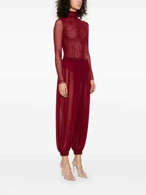 ATU BODY COUTURE Mesh Trousers Set - Red