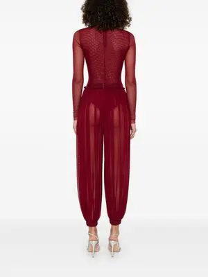 ATU BODY COUTURE Mesh Trousers Set - Red