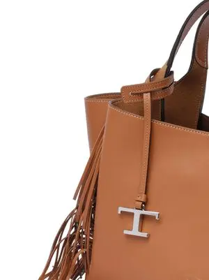 TOD'S Fringed Tote Bag