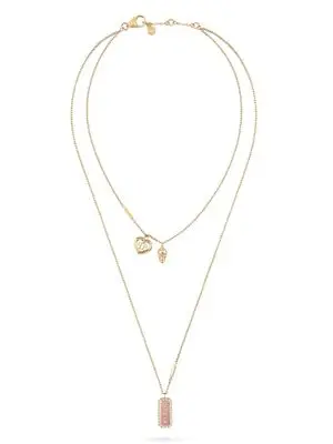 Philipp Plein Crystal-embellished Necklace - Gold