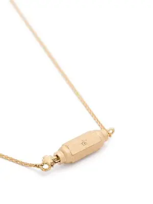 MARIE LICHTENBERG Micro Coco Diamond Locket Necklace