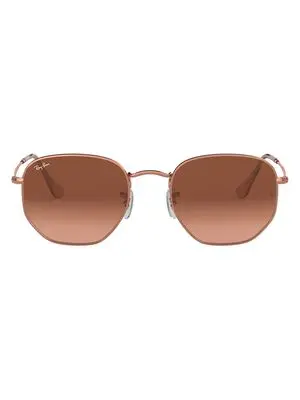 Ray-ban Hexagonal-frame Sunglasses - Pink