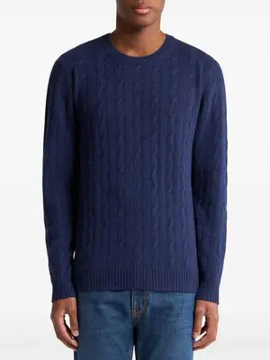 Etro Cable-knit Cashmere Sweater - Blue