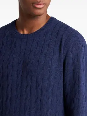 Etro Cable-knit Cashmere Sweater - Blue