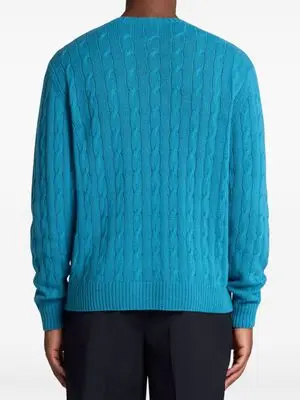 Etro Cable-knit Cashmere Sweater - Blue