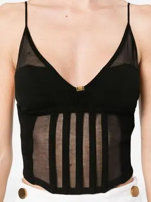 Elisabetta Franchi Corset-style Top