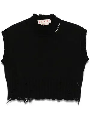 Marni Distressed Vests For Women