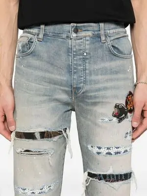 Amiri Vintage Patch Straight Leg Jeans