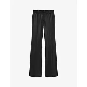 JOSEPH Tafira Flared-leg Leather Trousers