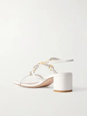 GIANVITO ROSSI Kalinda 55 Embellished Leather Sandals