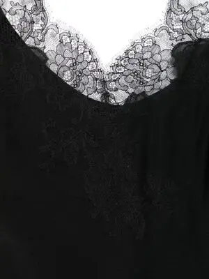 Carine Gilson Silk Camisole - Black