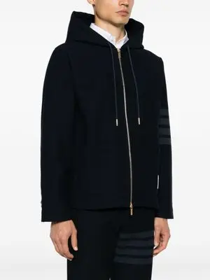 Thom Browne 4-bar Stripe Hooded Jacket