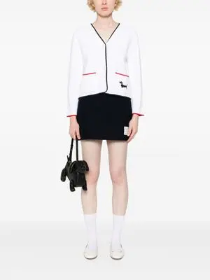 Thom Browne Pointelle-knit Cardigan