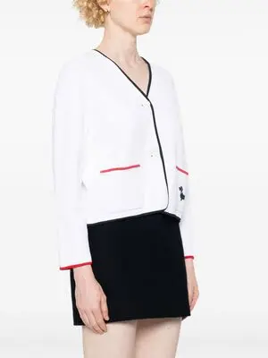 Thom Browne Pointelle-knit Cardigan