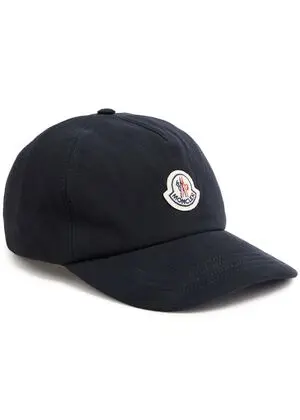 Moncler Logo Baseball Cap - Navy Blue