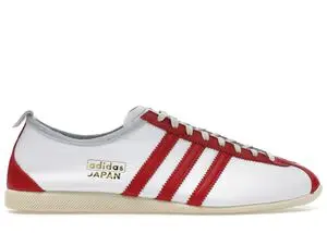 Adidas Japan White Sneakers - Cloud White/power Red/cream White