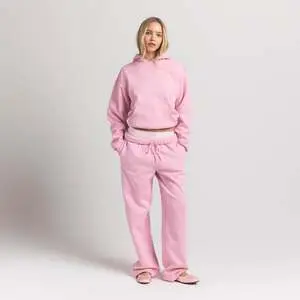 SKIMS SKIMS Cotton Fleece Straight Leg Pant Halite