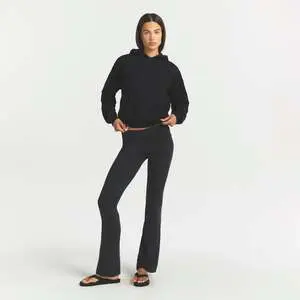 SKIMS Cotton Fleece Hoodie - Onyx