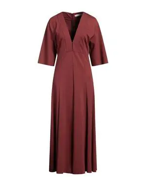 Liviana Conti Maxi Dress Size Viscose, Polyamide, Elastane - Brown