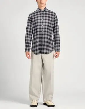 BROOKSFIELD Shirt Size Cotton - Grey