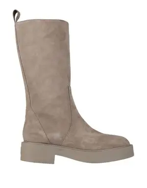 COPENHAGEN STUDIOS Taupe Leather Boots