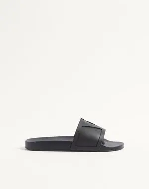 Valentino Garavani Coolside Rubber Slides - Black