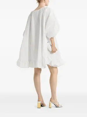 Patou Ruffle-hem Mini Dress