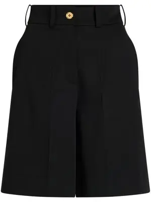 PATOU Gabardine Bermuda Shorts - Black