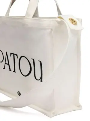 PATOU Logo-print Tote Bag - White
