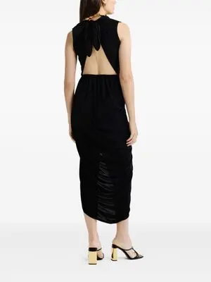 PATOU Open-back Midi Dress - Black
