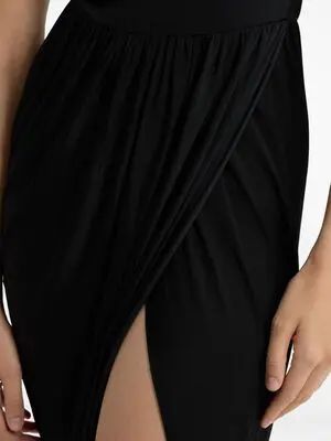 PATOU Open-back Midi Dress - Black